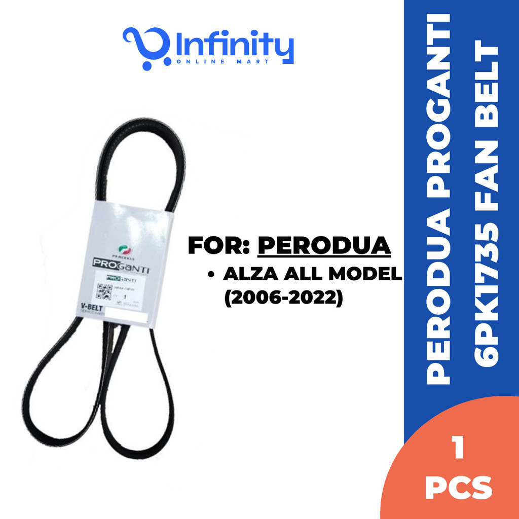 PERODUA Proganti Fan Belt 6PK1735 For Perodua Alza 2006-2022 (9004A ...