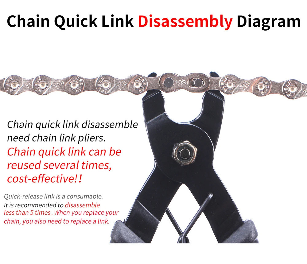 RISK Bike Chain Quick Link MTB Road Bike Chain Missing Quick Connector ...