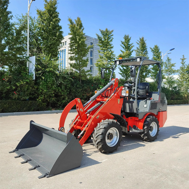 factory mini loader 1 ton mini telescopic loader boom wheel loader with ...