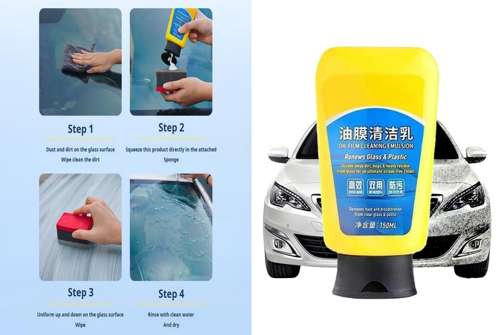 cheer| Glass Cleaner Car Glass Cleaner Quick Easy Car Window Cleaner ...