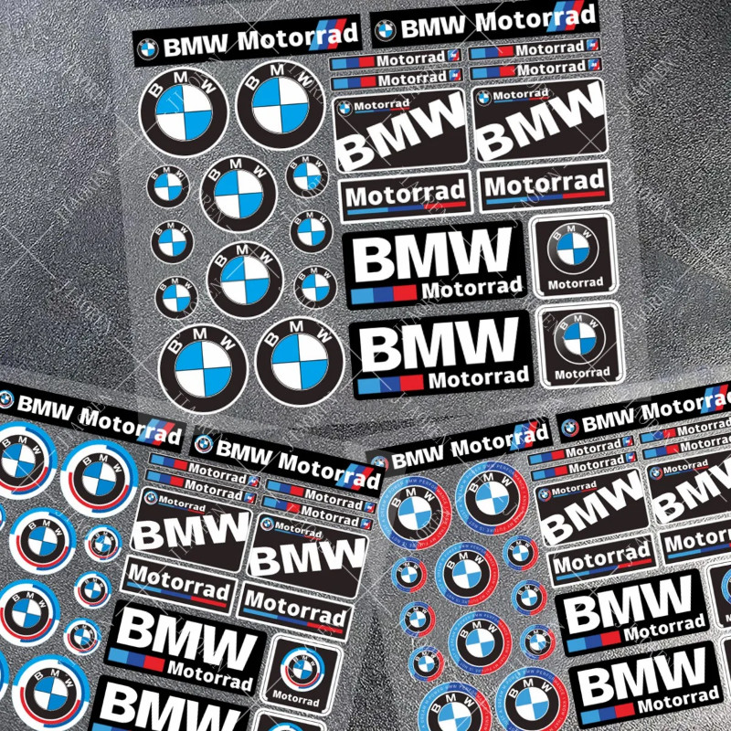 Vinyl Bmw Motorrad Sticker Logo Motorcycle Tank Helmet Bike Decal ...