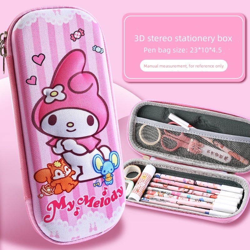 Pencil Case EVA 3D Waterproof School Pencil Box Pencel Case Kotak ...