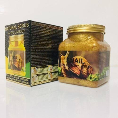 WOKALI SNAIL FACE AND BODY SCRUB 350ML | Shopee Malaysia
