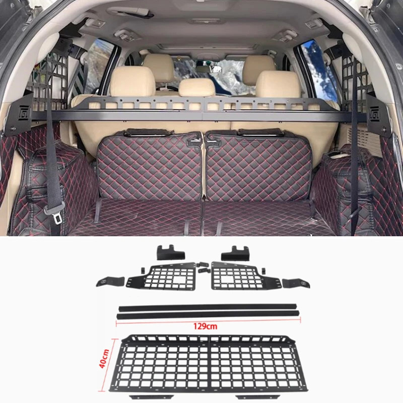 Rear Trunk Shelf Storage Cargo Organizers Rack Molle Panels For ...