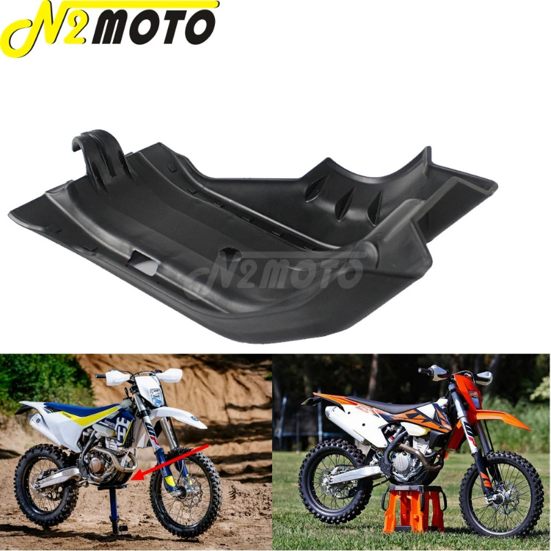 Motorcycle Skid Plate Under Side Engine Case Guard Plastic Protector ...
