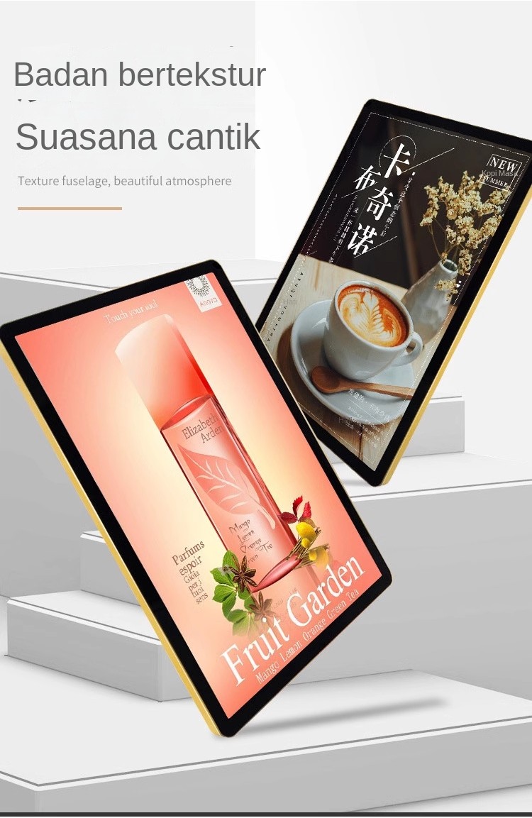 Round Corner Magnetic Light Box Billboard Elevator Signboard Ultra-Thin Light Box Cultural Wall ...