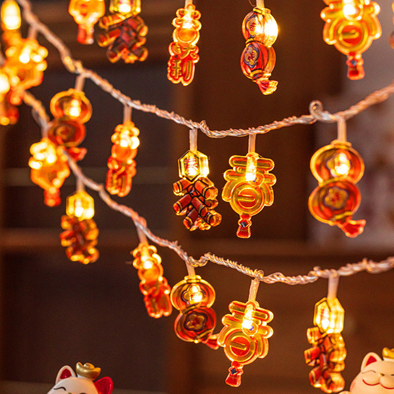3/2/1.65M CNY Lights Hanging Ornament Spring Festival Blessing ...