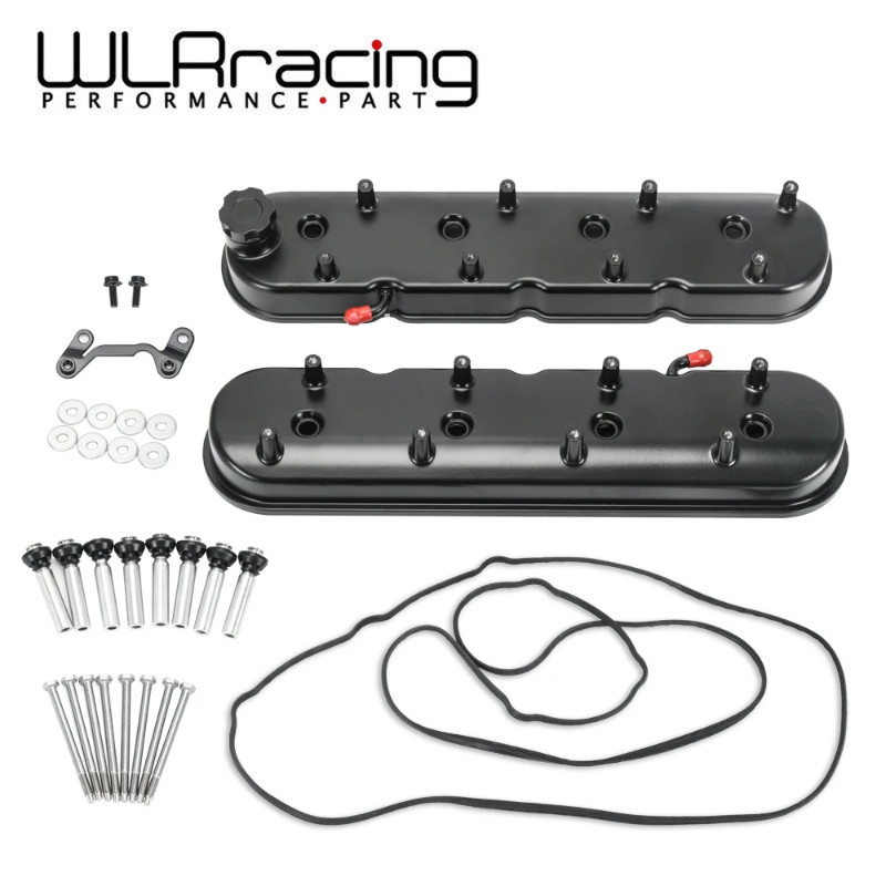 For LS Cast Aluminum Tall Valve Covers W/ Coil Mounts For LS1 LS2 LS3 ...