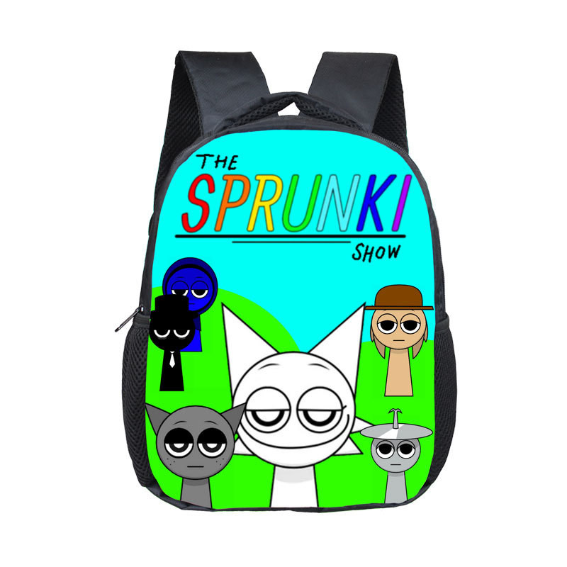 Sprunki Incredibox backpack student school bag kids gift | Shopee Malaysia
