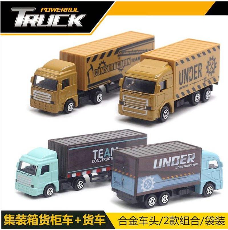 1: 87 Alloy Car Model HO Train Sand Table Scene Simulation Scania MAN ...