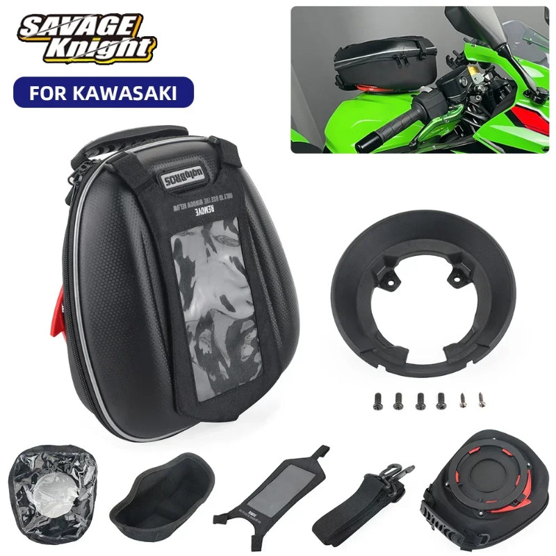 2021-2024 Z400 Z650 Motorbike Detachable Fuel Tank Bag Luggage For ...