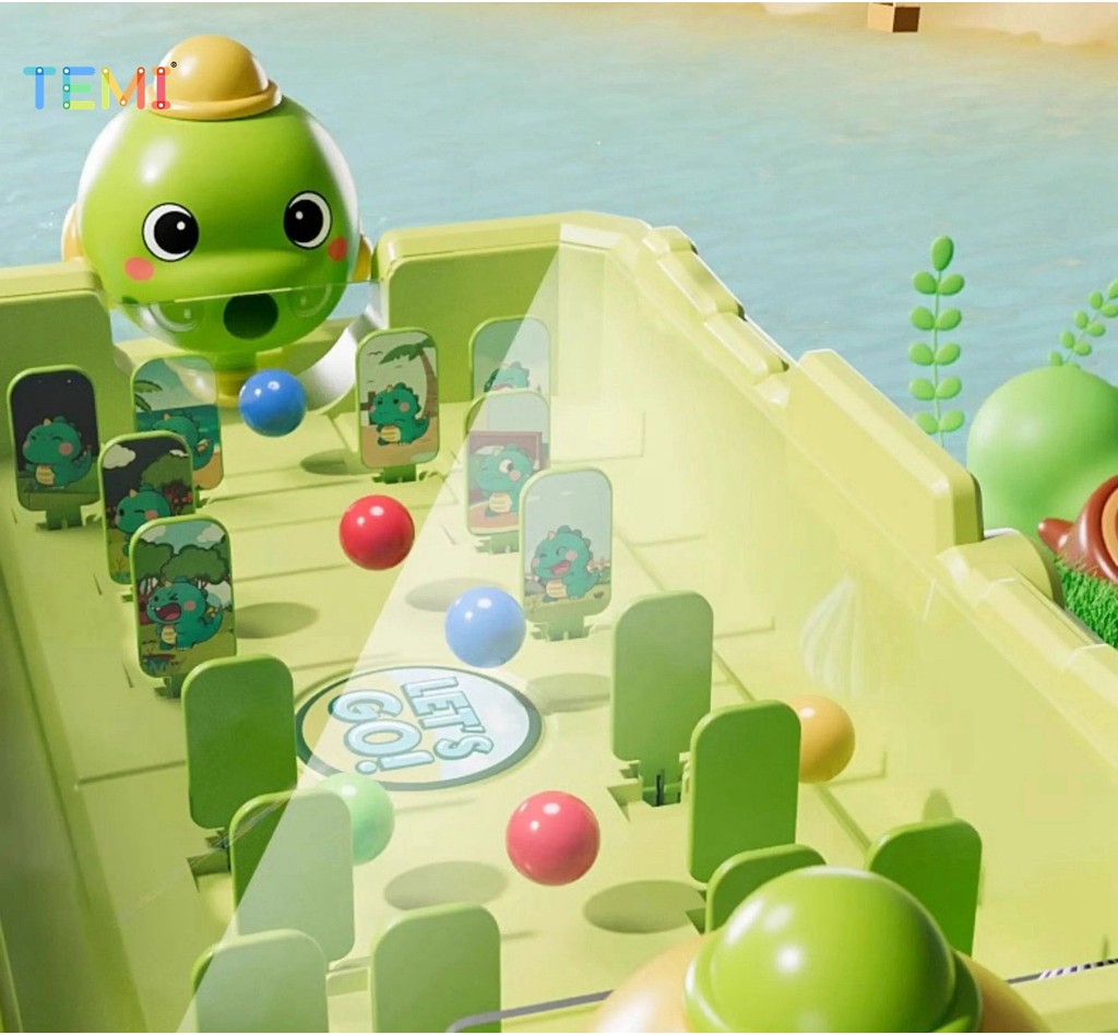 ⭐ Malaysia dalam stok ⭐ TEMI Two Person Dinosaur Pinball Game Machine ...