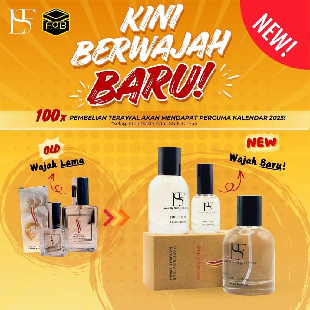 FOR HER SIMPLY FAMOUS PERFUME | FOR HER | 10ML | 30ML| MINYAK WANGI ...