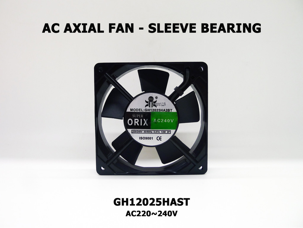 AC AXIAL FAN BLOWER COOLING ACDC BLOWER 240V WITH SLEEVE BEARING SYSTEM 120*120*25MM GN120A2-M11 ...