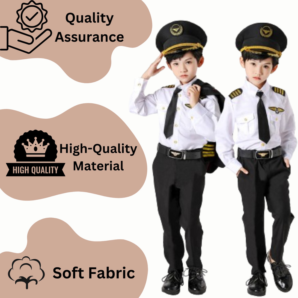 DC Premium Classy Boys Fashionable Aviator Outfit Uniform Unique ...