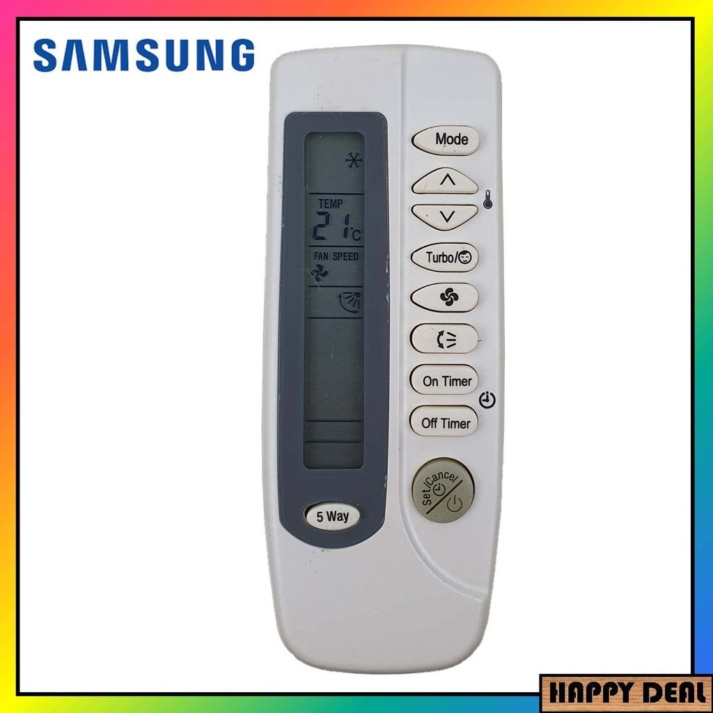 SAMSUNG Air Cond Aircon Aircond Air Conditioner Remote Control ...