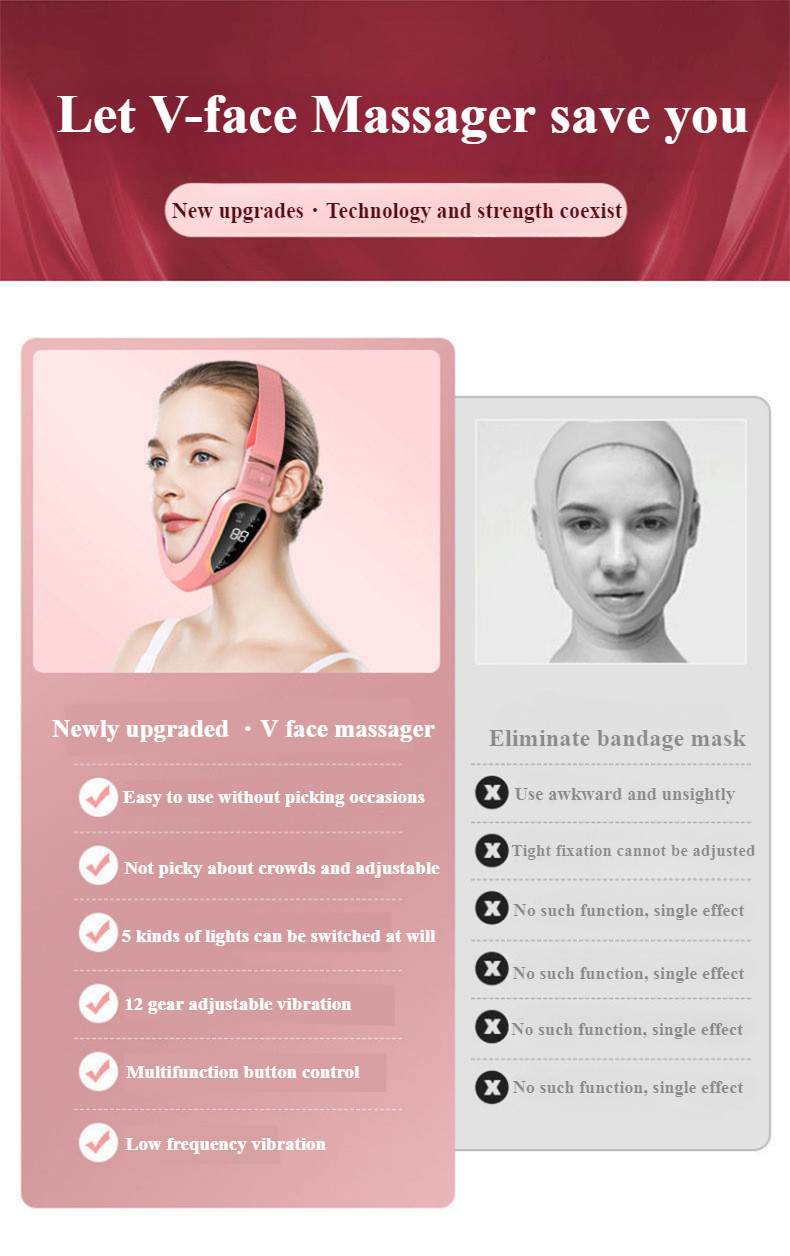 Electric Face Slimming Device, Tightening, Face Slimming Mask, Face ...