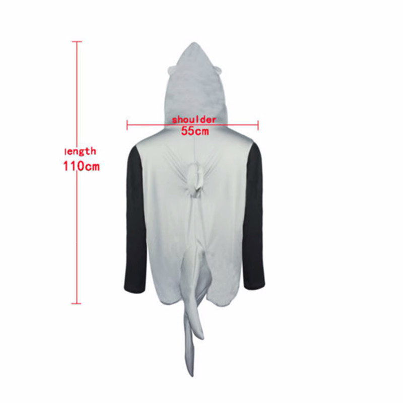 Shark cos kostum dewasa kartun Doll kostum Underwater World peranan ...