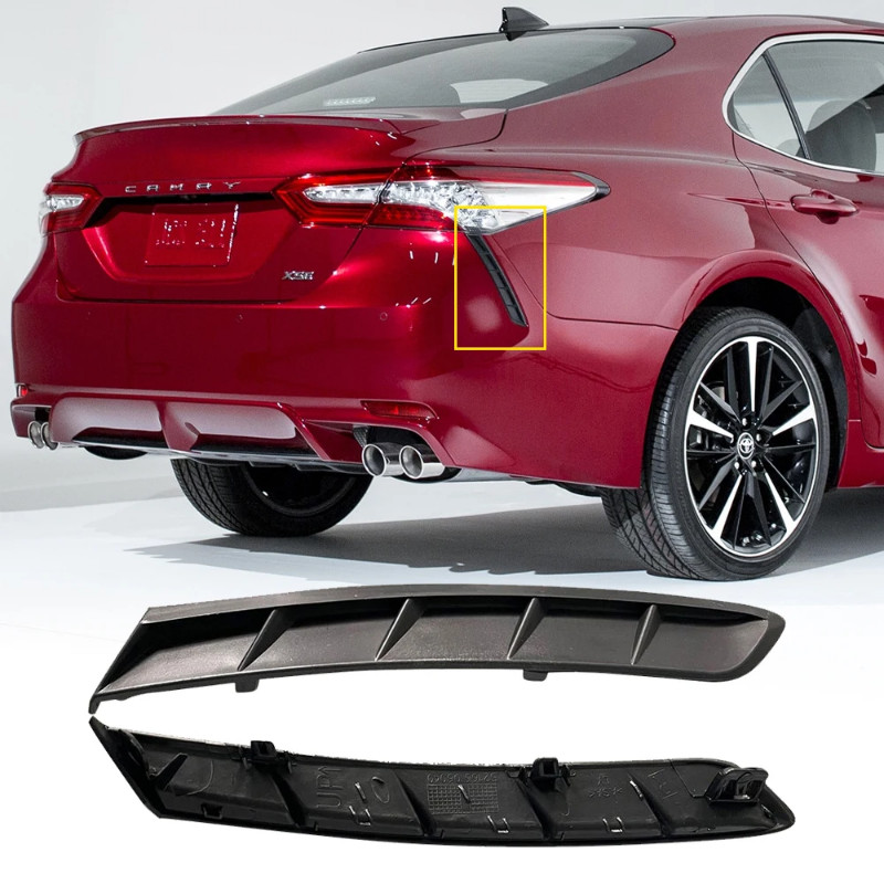 Rear Side Bumper Bracket Extension Trim Cover Tail Light Frame for ...