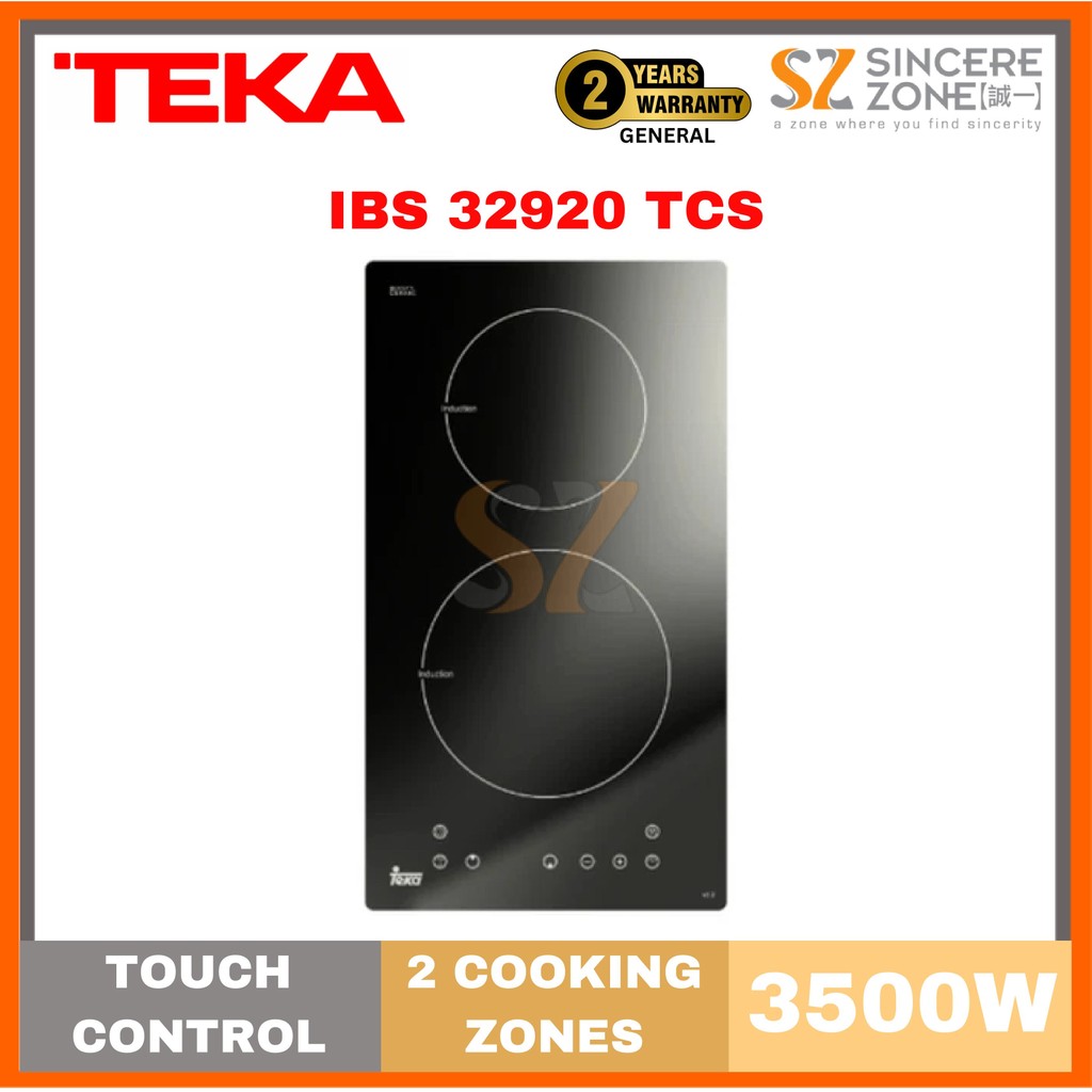 TEKA IBS-32920 TCS 30cm Modular Induction Hob with 2 Zones and Touch Control | Shopee Malaysia