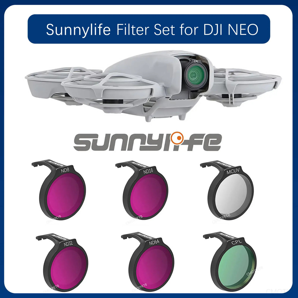 For Dji NEO Filter Sunnylife Professionele Lens CPL UV ND16 ND32 ND ...