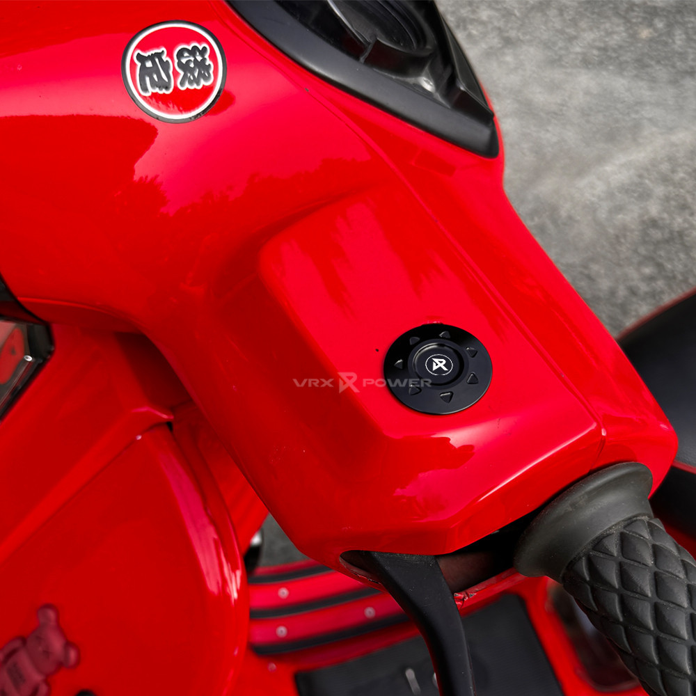 For Vespa S125 SXL150 CNC Mirror Hole Plug Cover Pair Motorcycle Side ...