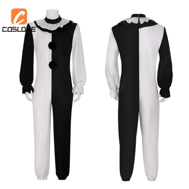 Scary Movie Terrifier The Clown Cosplay Clothing Full Set Costume Suit ...