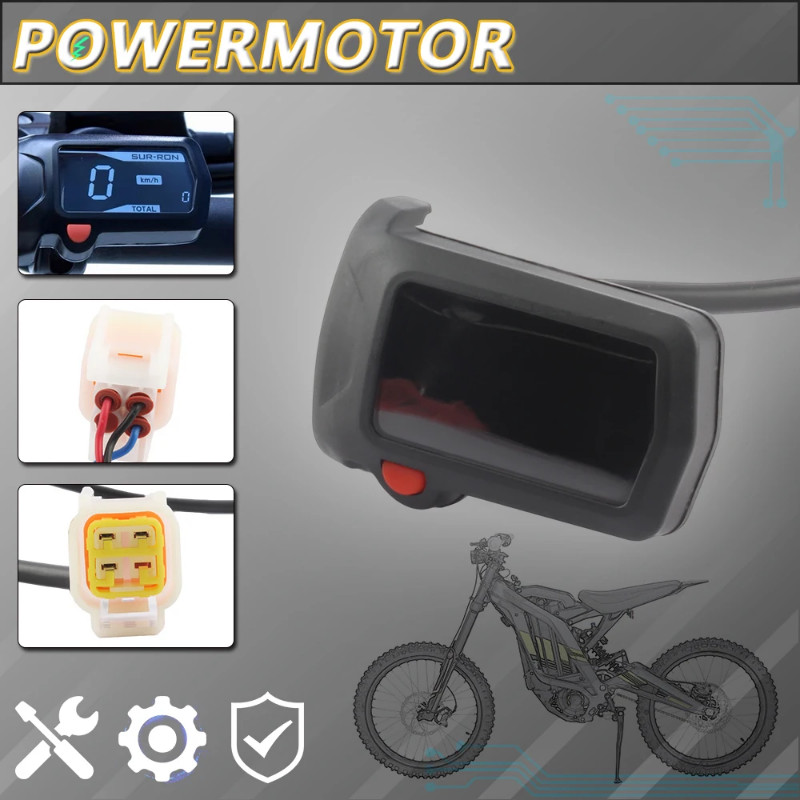 for SUR RON Light Bee X Parts Motorcycle Speedometer Hour Meter ...