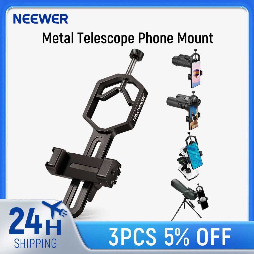 Neewer Smartphone Adapter Mount for Spotting Scope Telescope Binocular ...