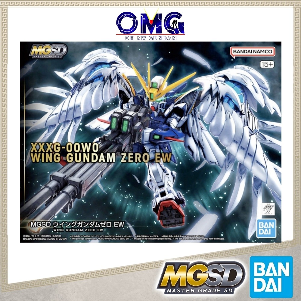 Bandai MGSD Wing Gundam Zero EW 67432 MG Wing 0 EW SD Wing Zero EW MGSD Wing Zero EW Gunpla ...