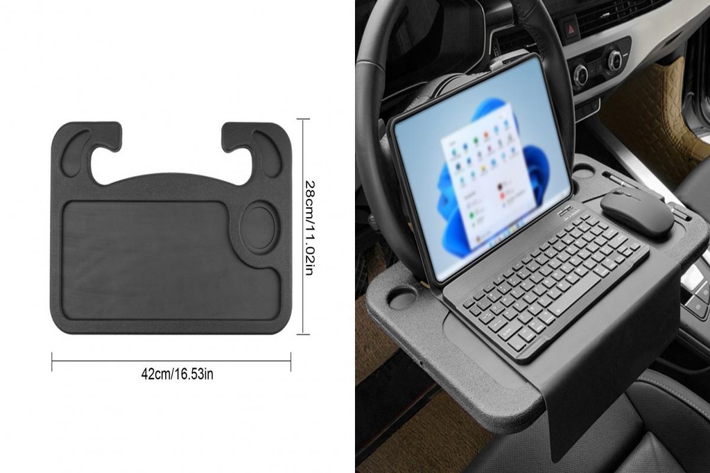 Art Steering Wheel Dining Table Foldable Car Table Adjustable Car ...