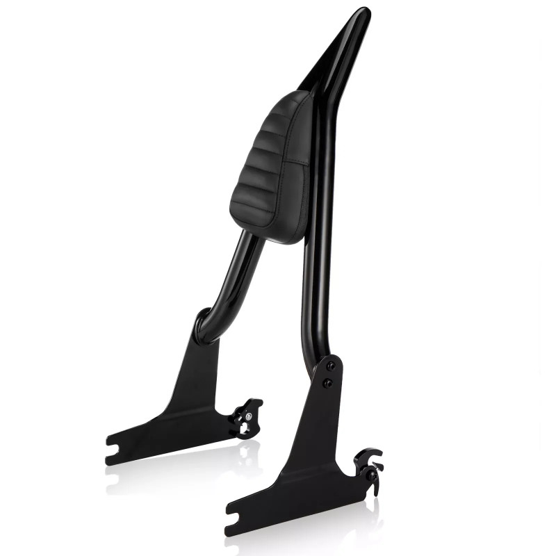26" Fat Boy Black Detachable Rear Passenger Backrest Sissy Bar for ...