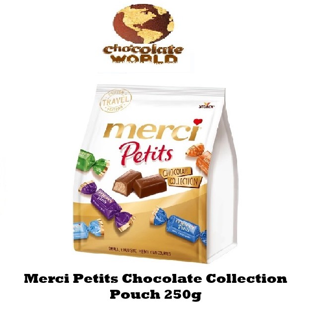 Merci Petits Chocolate Collection Travel Edition Pouch 250g | Shopee ...