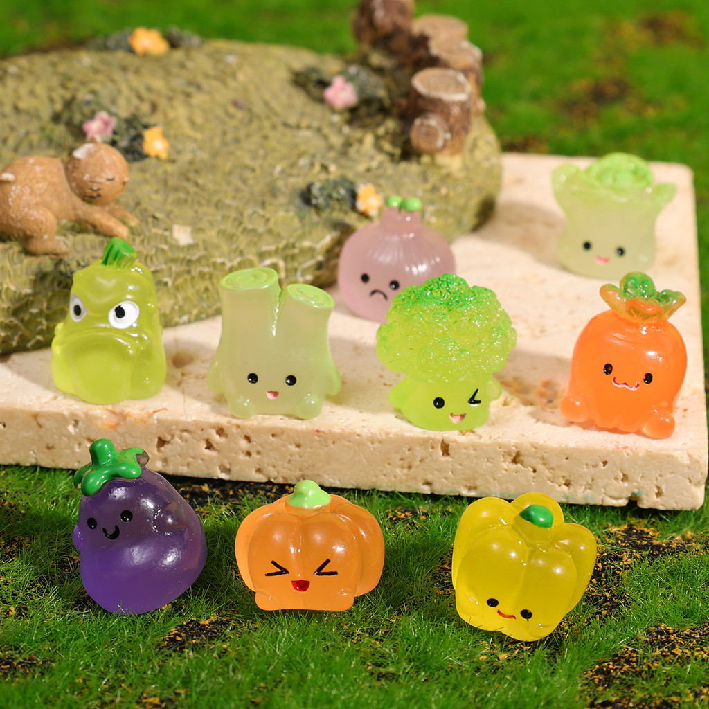 DIY Simulation Vegetable Luminous Desktop Decor - Cute Vegetable ...