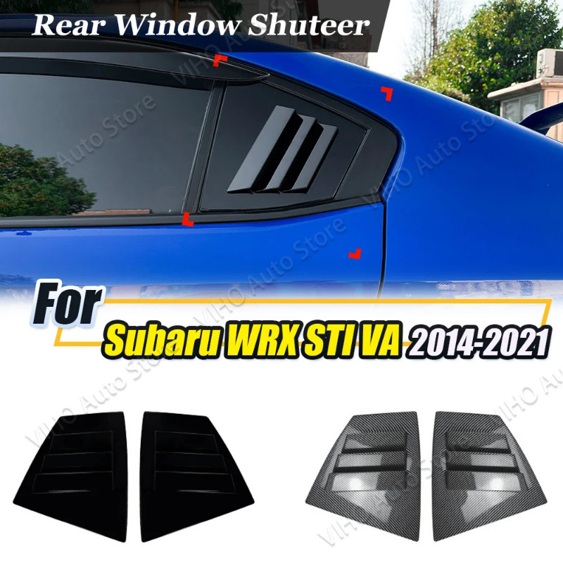 For Subaru WRX STI VA 2014-2021 Car Rear Window Side Vent Shutter ...