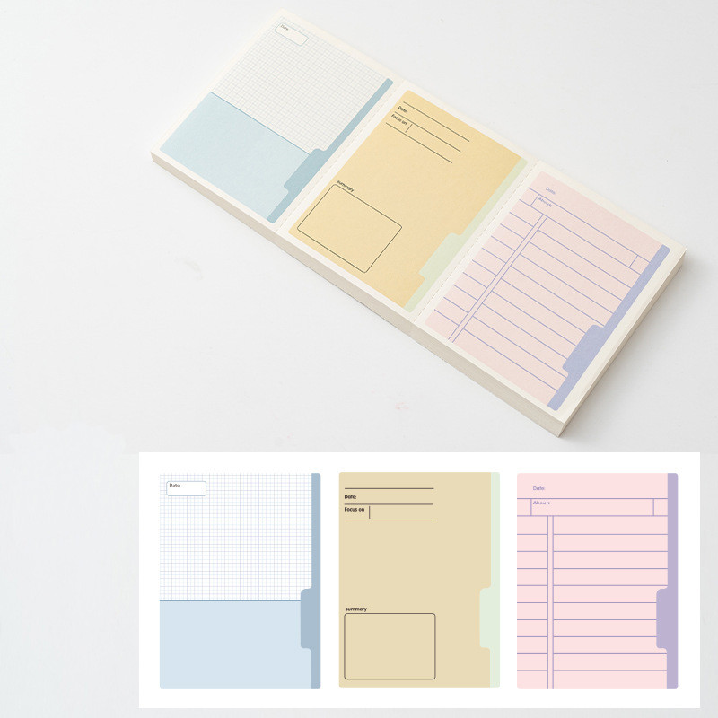 50pcs Notepads Tear-Off Sheets Post Notes Desk Notes Messages Scrapbook ...