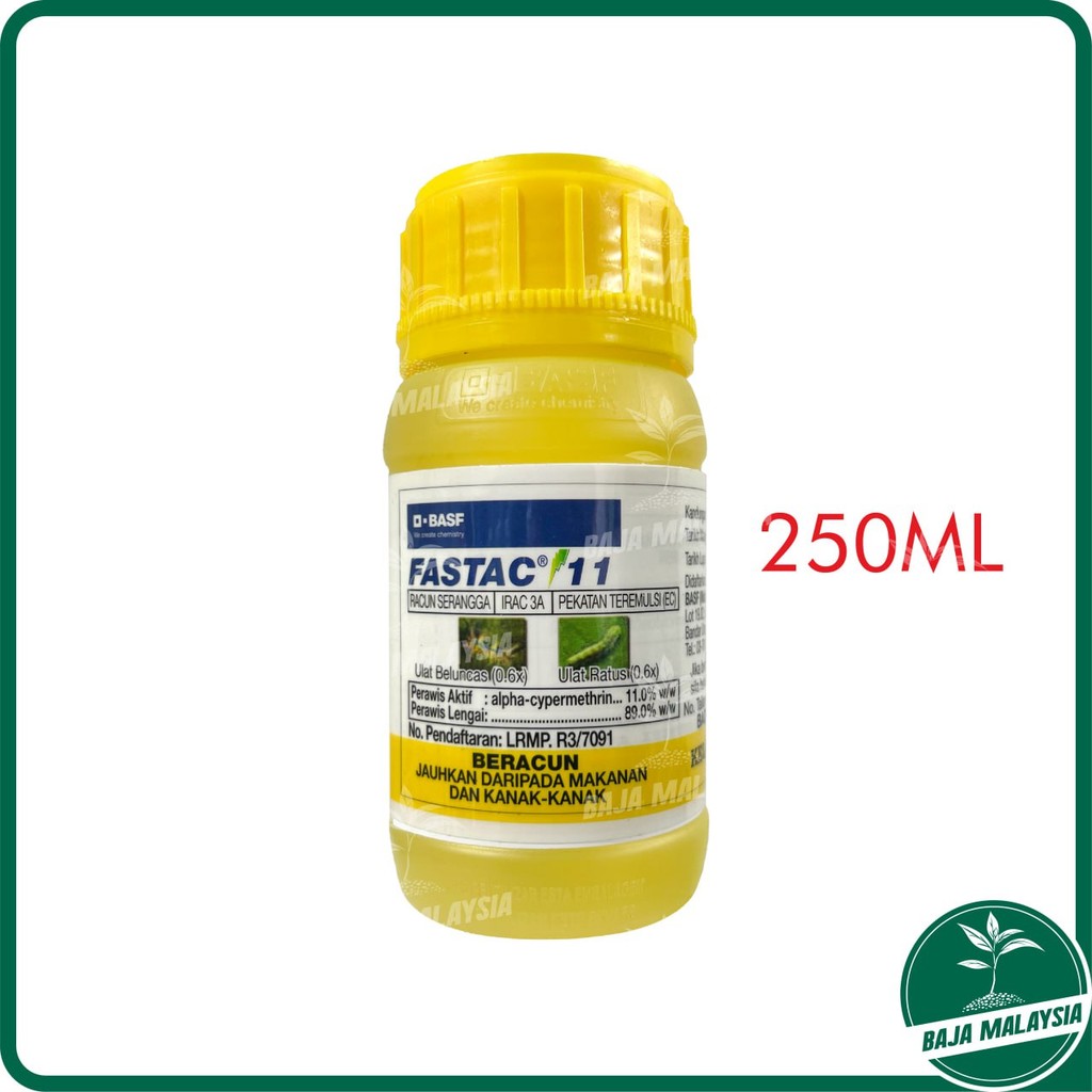 BASF FASTAC 11 250ML Pest Control Racun Serangga Aphids Ulat Pianggang ...