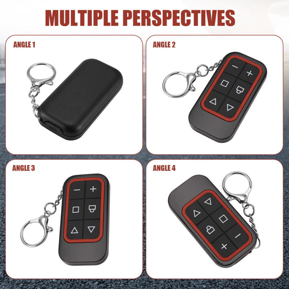 8-Channel Remote Control 300-915mhz Rechargeable Full-Frequency Copy Remote Control Autogate ...