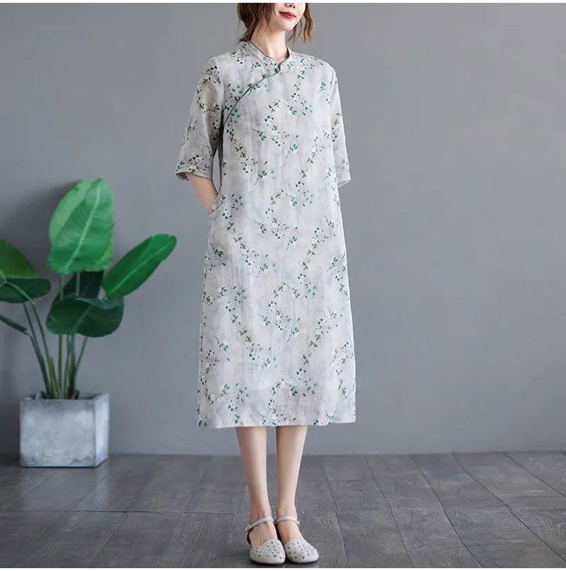cheongsam dress plus size chinese new year cny dress clothes 旗袍 qipao ...