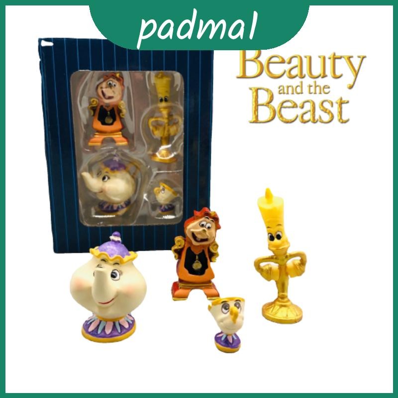 And Beauty The Beast Hand-painted Resin Statue Set Ideal For And ...