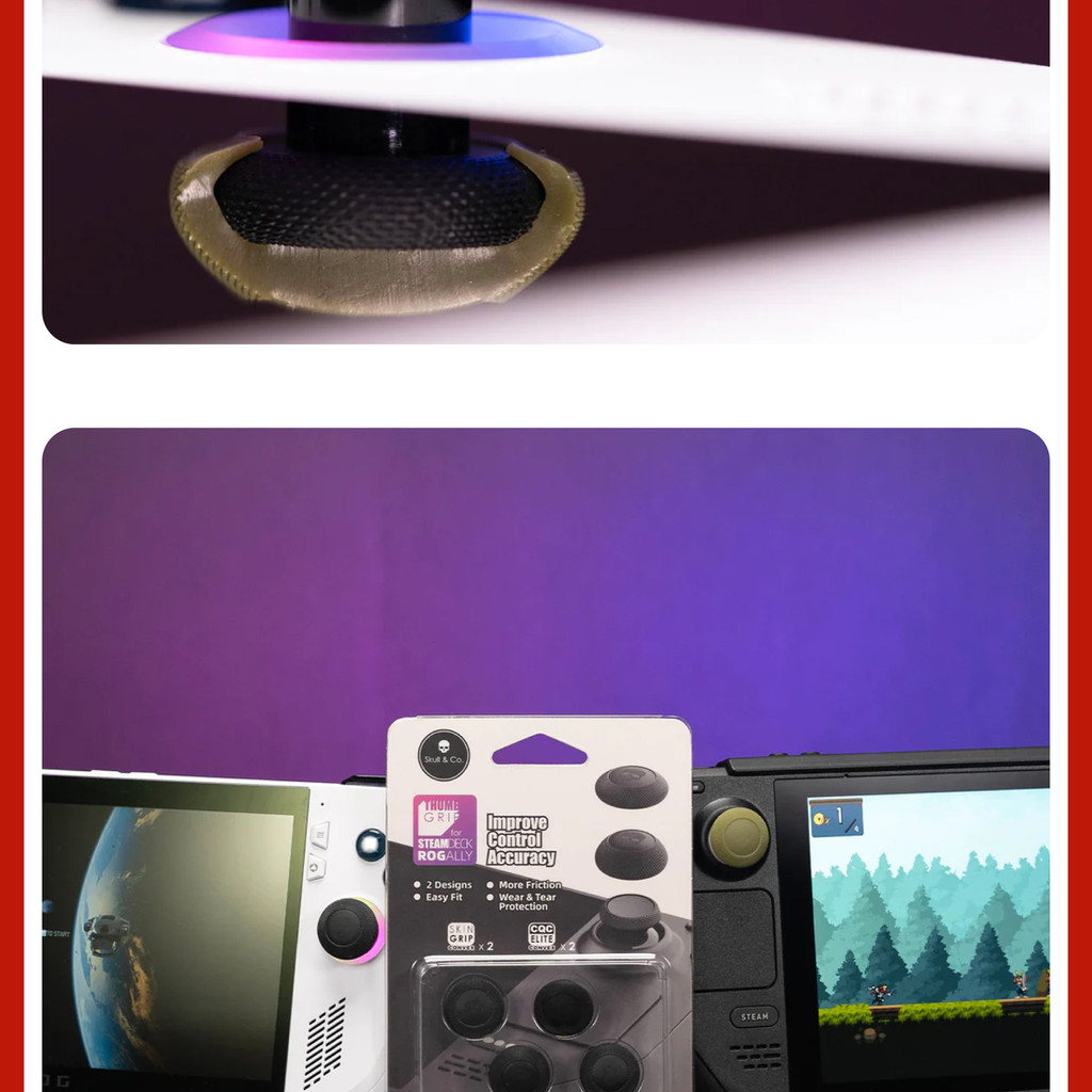 Skull & Co Convex Steam Deck OLED ROG ALLY Gaming Console Thumb Grip ...
