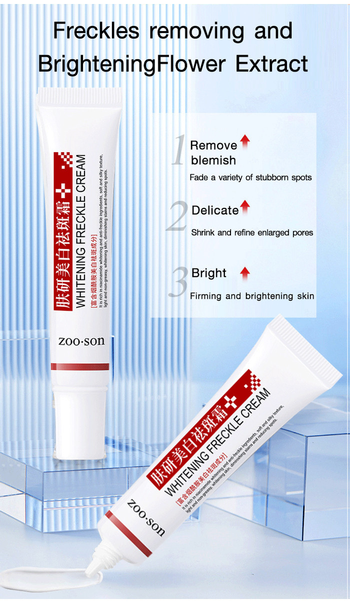🥇〔Anti-Freckle〕Whitening Freckle Cream / Moisturizing Brightening Skin ...