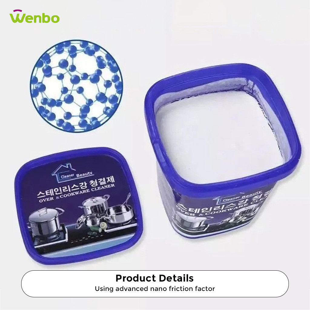 Wenbo Oven & Cookware Cleaning Paste Pot Bottom Black Scale Cleaner ...