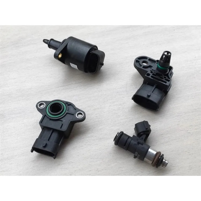 Throttle parts MAP TPS Sensors Fuel injector Nozzle Idle Air Control ...