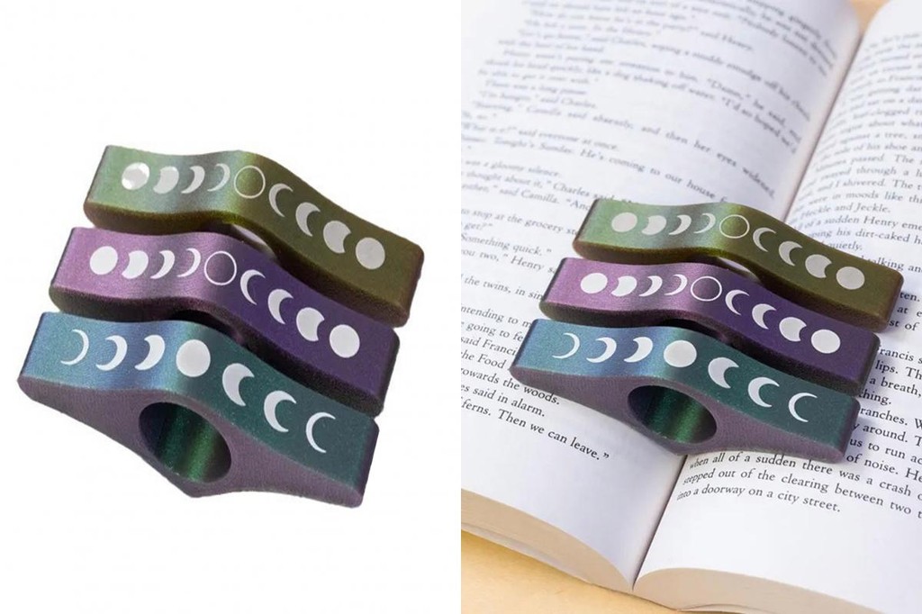 MIA Book Page Holder Reading Aid Convenient One-handed Reading Tool for Book Lovers Universal ...