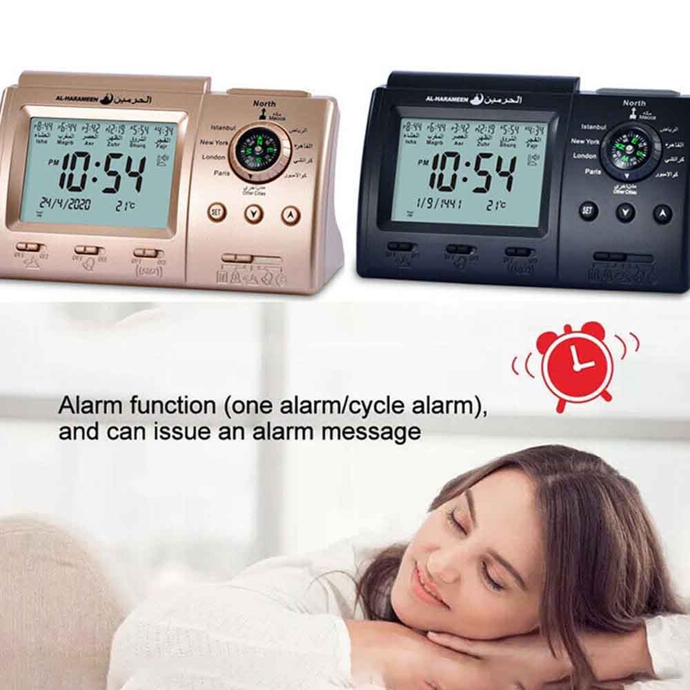 in stock Azan Adhan Clock Islamic Muslim Prayer Mosque Digital ...