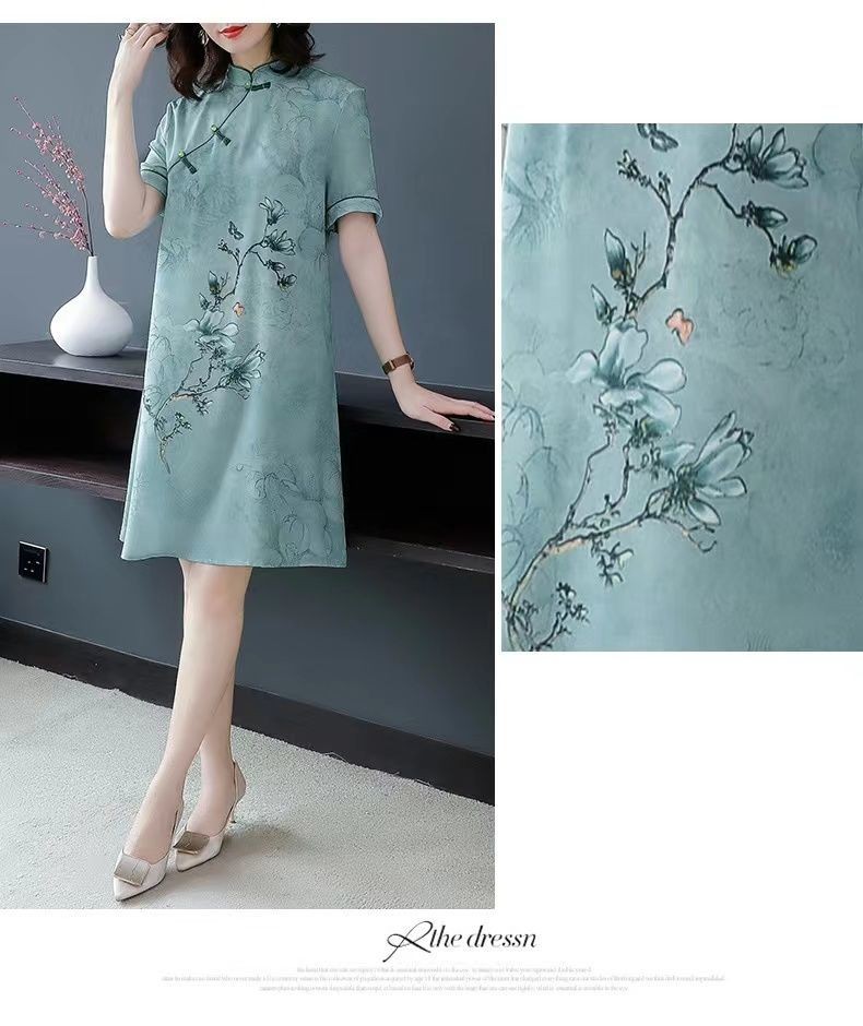 cheongsam dress plus size chinese new year cny dress clothes 旗袍 qipao ...