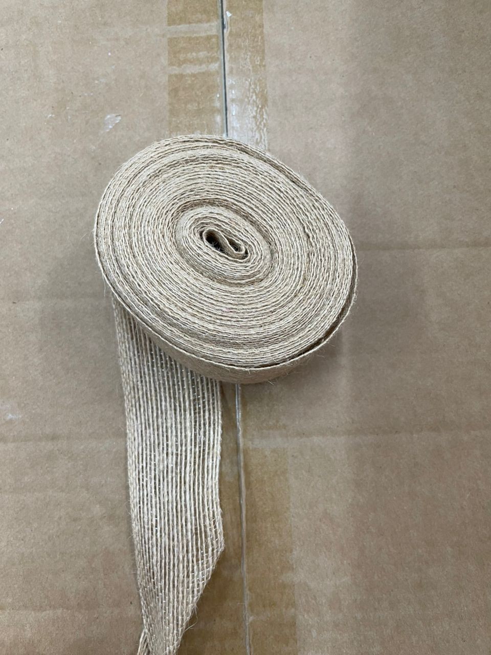 READY STOCK EzWrap.my Cloth Ribbon Linen Original Colour 10M Guni Goni ...