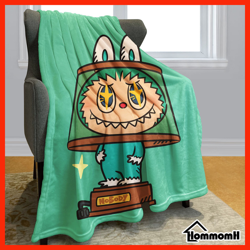 HommomH labubu Cute Cartoon Blanket Soft Skin-Friendly 100 * 150cm 150 ...
