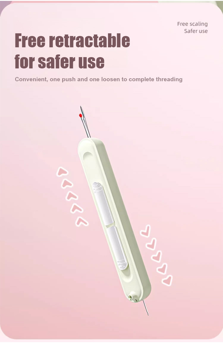 [Easy Quick Wire Removal]New Dual-Purpose Needle Threader and Seam ...